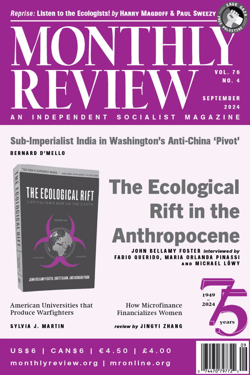 Monthly Review | An Independent Socialist Magazine
