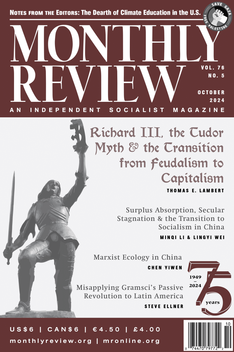 Monthly Review | An Independent Socialist Magazine